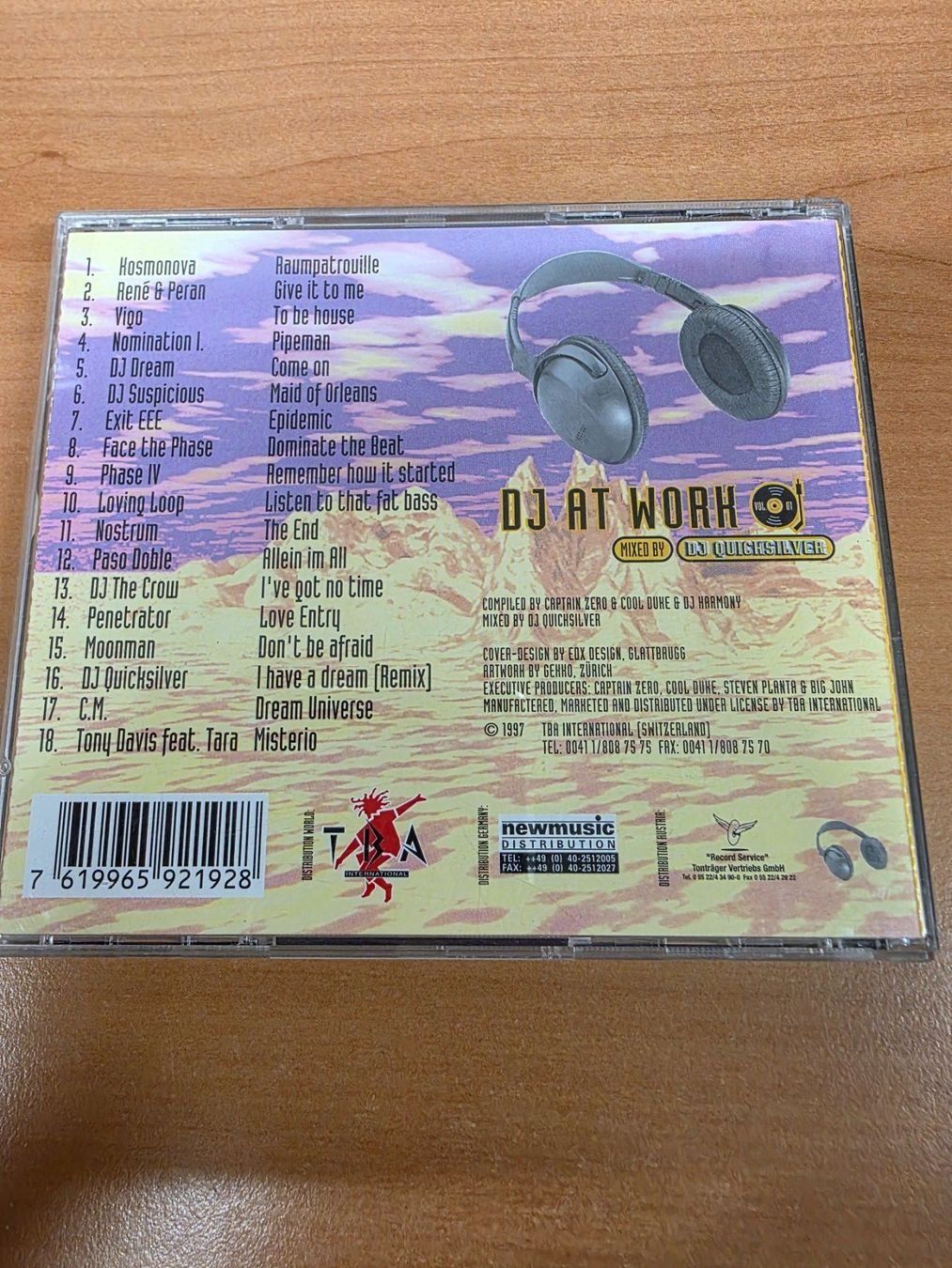 CD - DJ Quicksilver – DJ At Work - Vol. 1 (1997) (Gebraucht) in ...