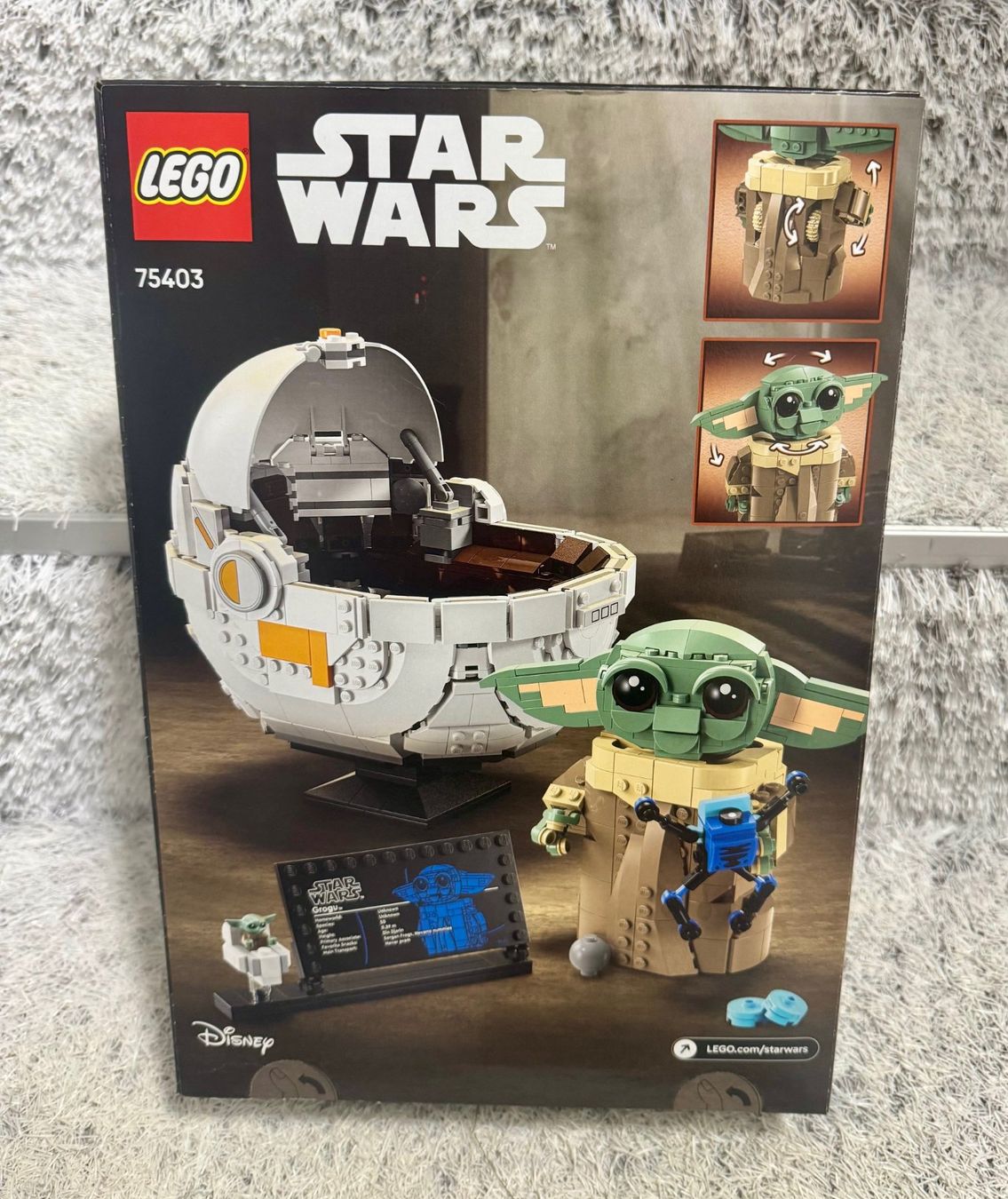 LEGO 75403 Grogu in seiner Repulsorwiege Star Wars (Neu und ...
