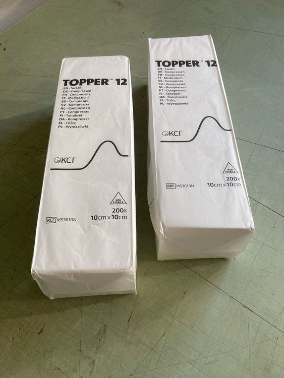 2 Pakete Topper® 12 Kompressen 10x10cm | Acheter sur Ricardo