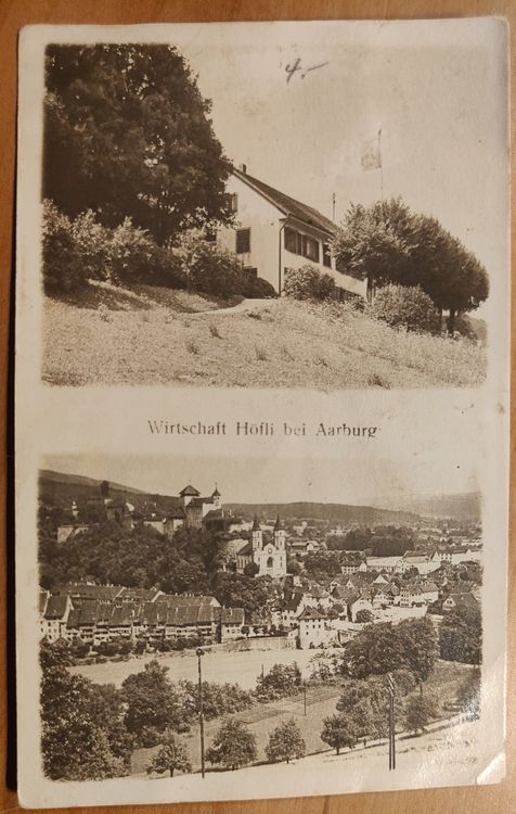 Wirtschaft Höfli bei Aarburg um 1920 (Gebraucht) in St. Erhard für CHF 3.5 – mit Lieferung auf ...