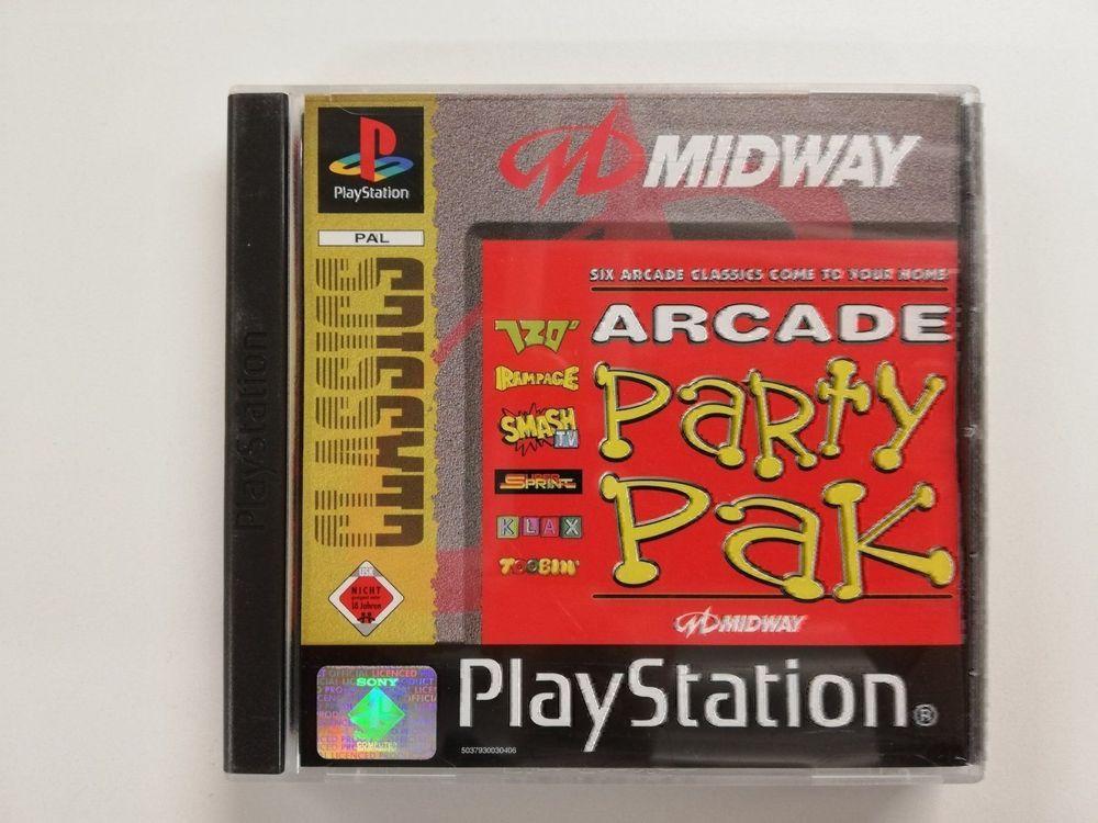 Midway Arcade Party Pak / Sony PS1 / PSX (Gebraucht) in St. Gallen für ...