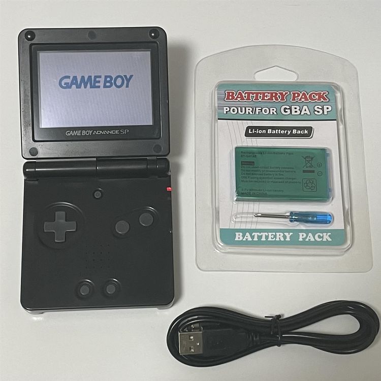 Gameboy Advance SP in Schwarz (Gebraucht) in Mollis für CHF 125 – mit ...