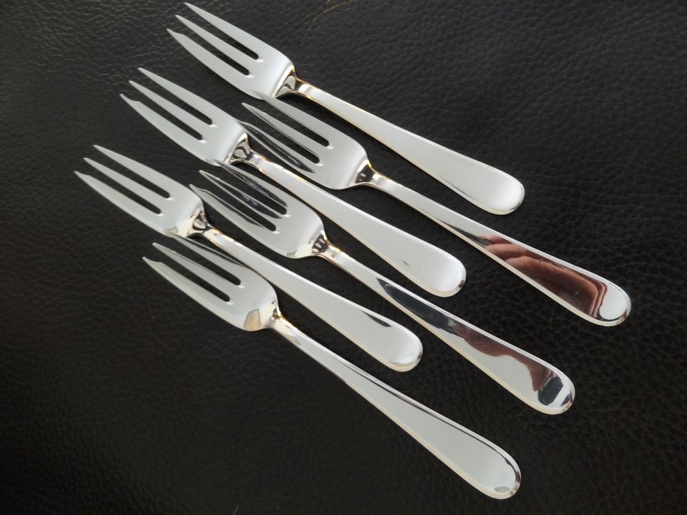 6 X FOURCHETTE A GATEAUX - KUCHENGABEL JEZLER DESIR ARG 800 | Kaufen ...