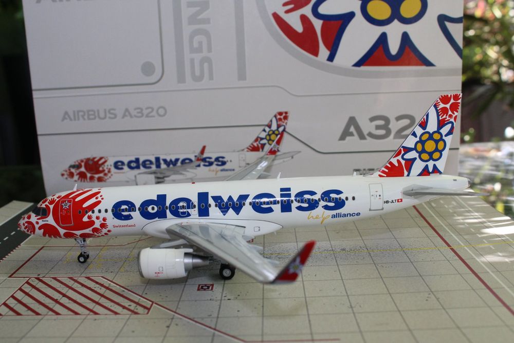 Edelweiss Air A320-223 "Help Alliance" (HB-JLTI), 1:200 (Neu und ...