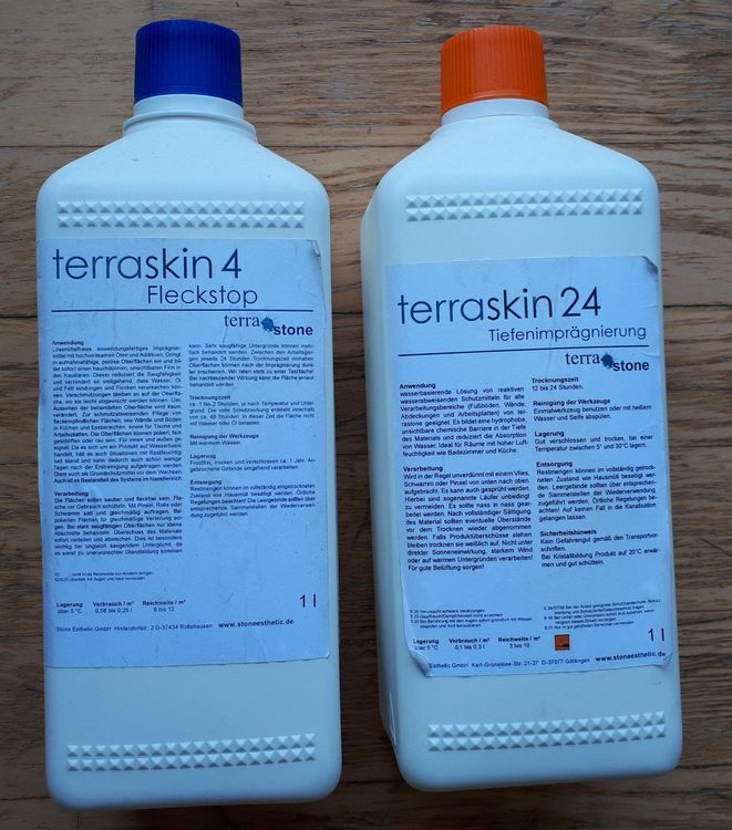 Terraskin 4 und 24 zur Wand-Behandlung von Terrastone (Neu (gemäss ...