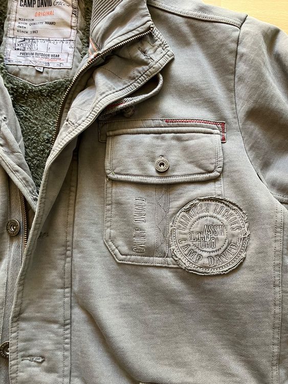 Seltene Camp David Herren Jacke olivgrün Gr:XXL (Neu (gemäss ...