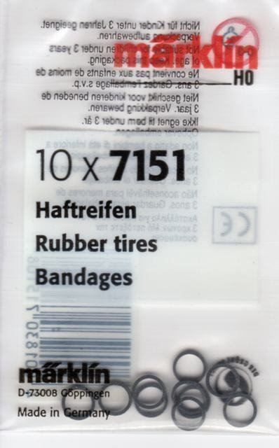 Märklin 7151 Haftreifen (Inh. 10 St.) | Kaufen auf Ricardo