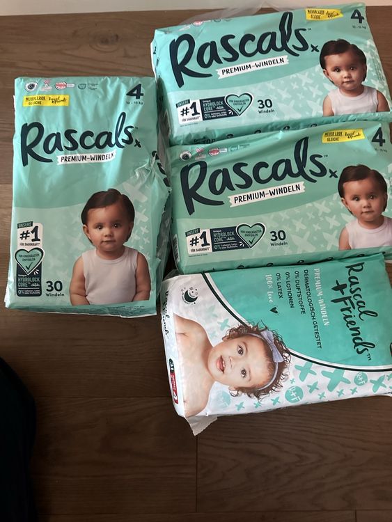 Rascals (Rascal + Friends) Windeln Gr. 4 (Neu und originalverpackt) in ...