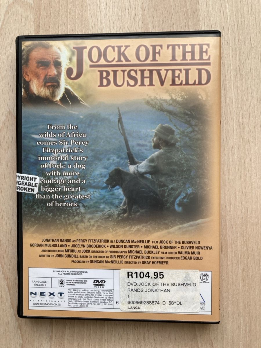Jock of the Bushveld DVD - Classic Adventure - Great Conditi (Gebraucht ...