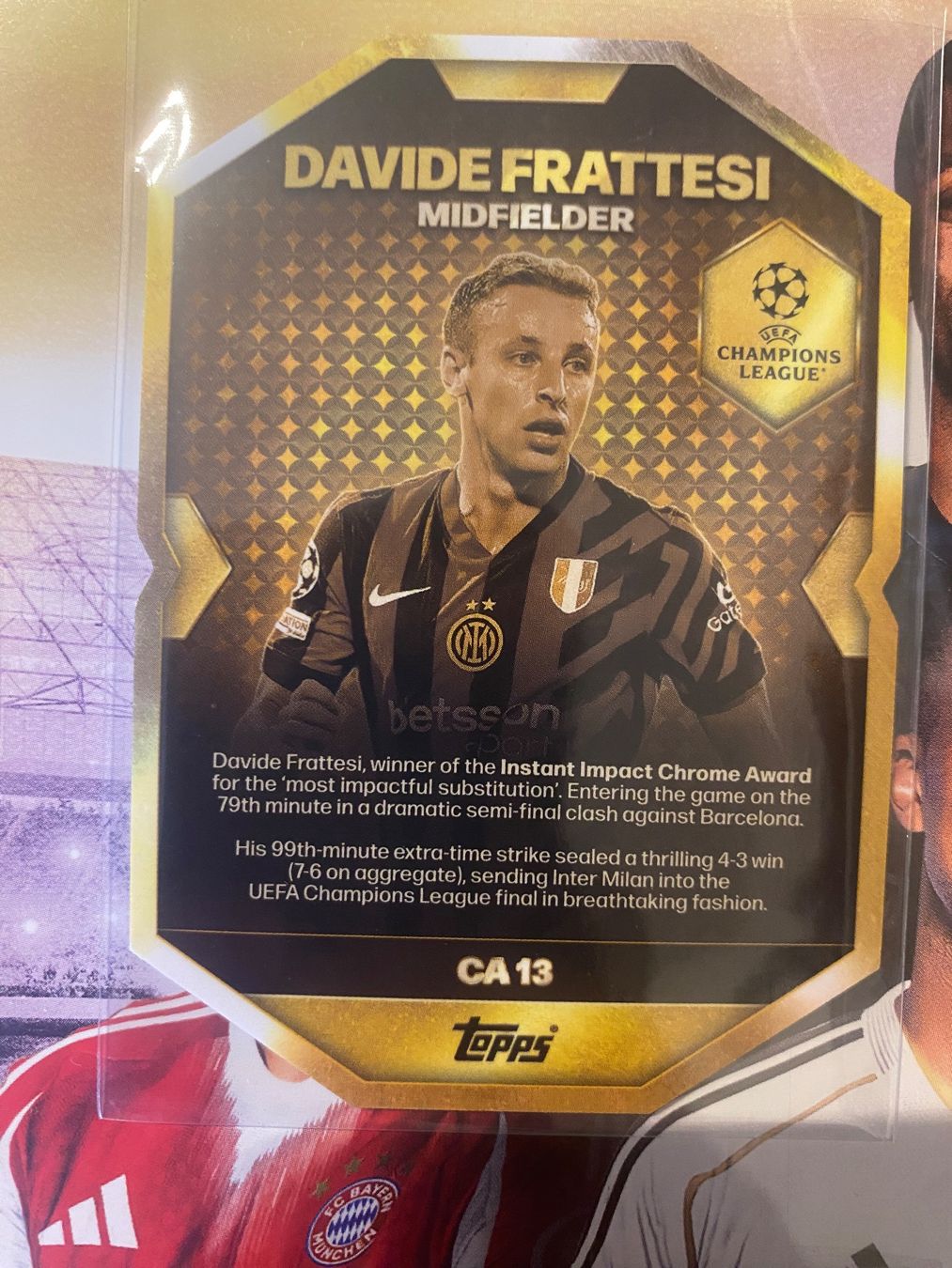 Topps Match Attax 25/26 Chrome Award Frattesi CA13 (Neu (gemäss ...