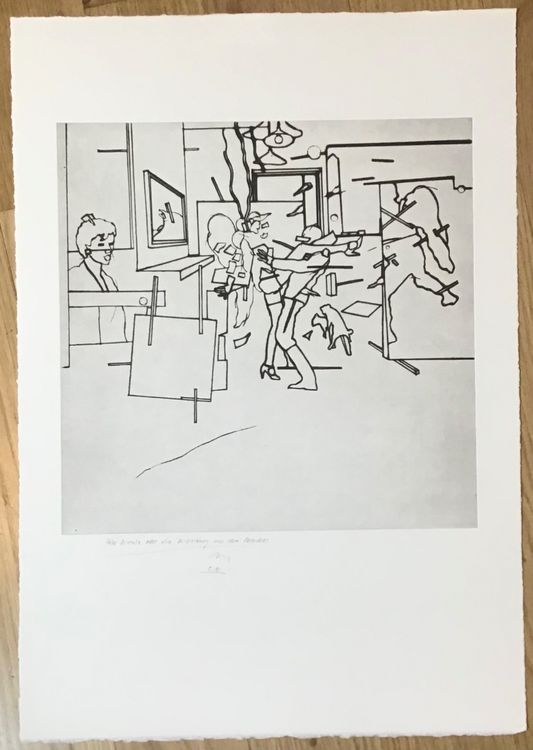 Urs DICKERHOF (1941) Sehr Seltener Radierung Handsigniert | Kaufen auf Ricardo