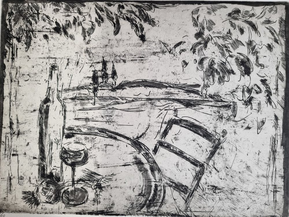SALATHÉ URSULA KALTNADEL RADIERUNG AQUATINTA SIGNIERT NUMMER (Gebraucht ...