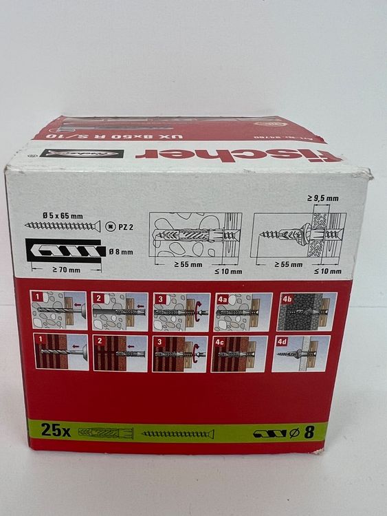 Fischer Dübel UX 8x50 R S/10 | Kaufen auf Ricardo