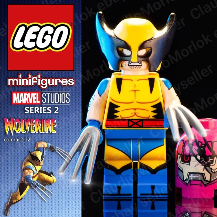 12 WOLVERINE LEGO MINIFIGURE 71039 MARVEL STUDIOS Serie 2 (Neu (gemäss ...