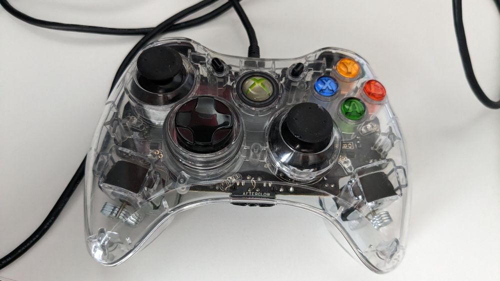 Xbox 360 Controller Afterglow Clear Wired USB | Kaufen auf Ricardo