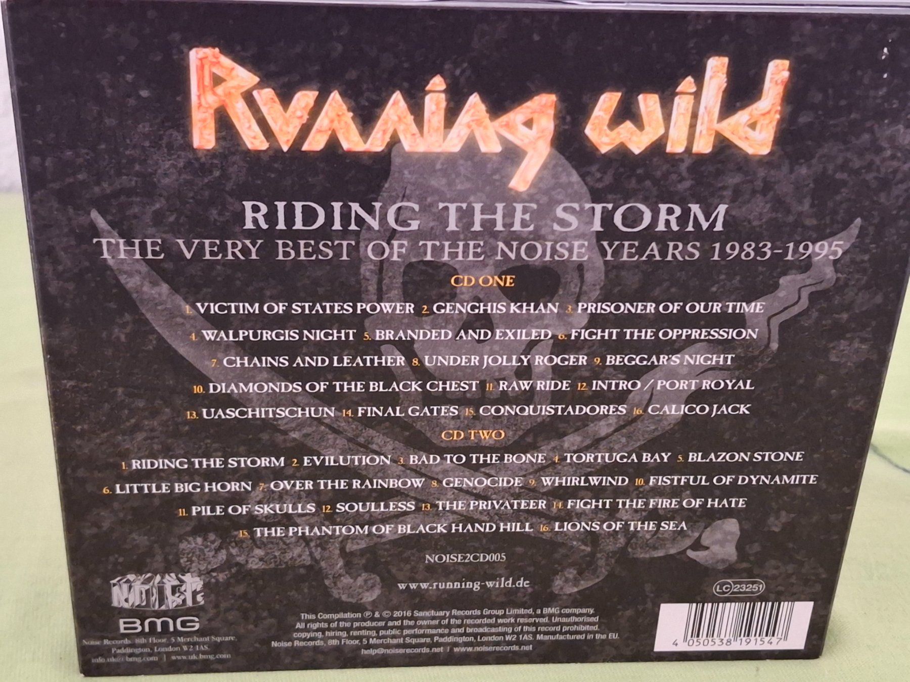 2CD Running Wild - Riding the Storm - Best of Noise 1983-95 (Gebraucht ...