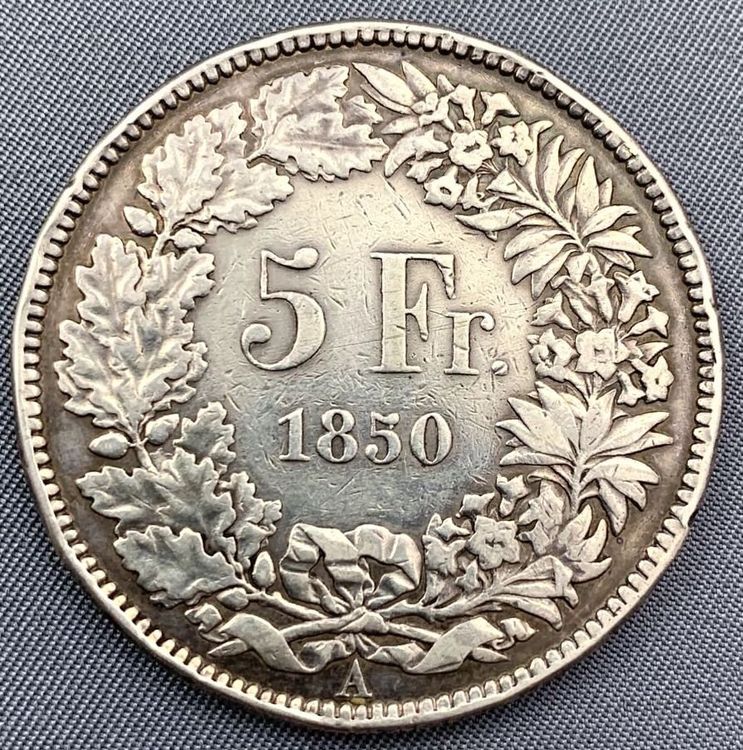 5 Franken 1850 *1884 (Gebraucht) in Zürich für CHF 269 – mit Lieferung auf Ricardo kaufen