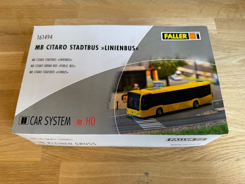Faller 161494 H0 Car System MB Citaro Linienbus NEU NEUF (Neu und originalverpackt) in Carouge ...