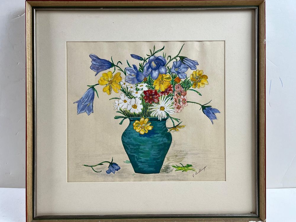 Stilleben Gemälde Signiert. | Kaufen auf Ricardo