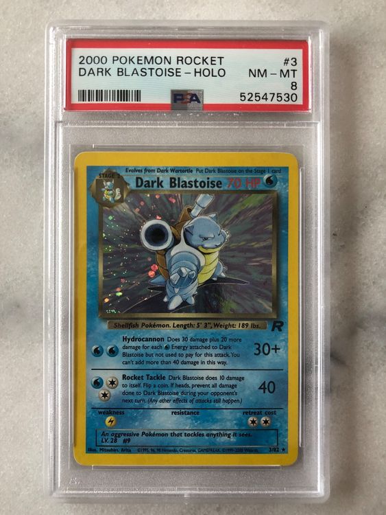 Pokémon Dark Blastoise PSA 8 | Kaufen auf Ricardo