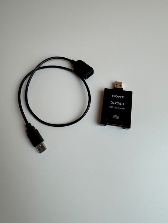 Sony XQD Kartenleser USB Adapter + USB Kabel - Top! (52) (Gebraucht) in ...