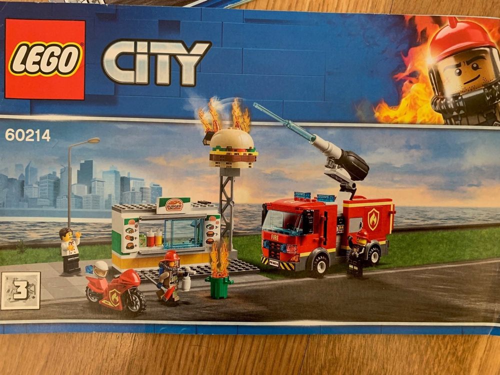 Lego City Feuerwehreinsatz im Burger Restaurant 60214 | Kaufen auf Ricardo