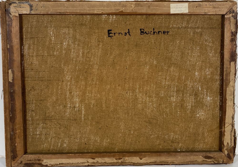 Ernst Büchner (1886-1951) der Hirt grosses Gemälde | Kaufen auf Ricardo