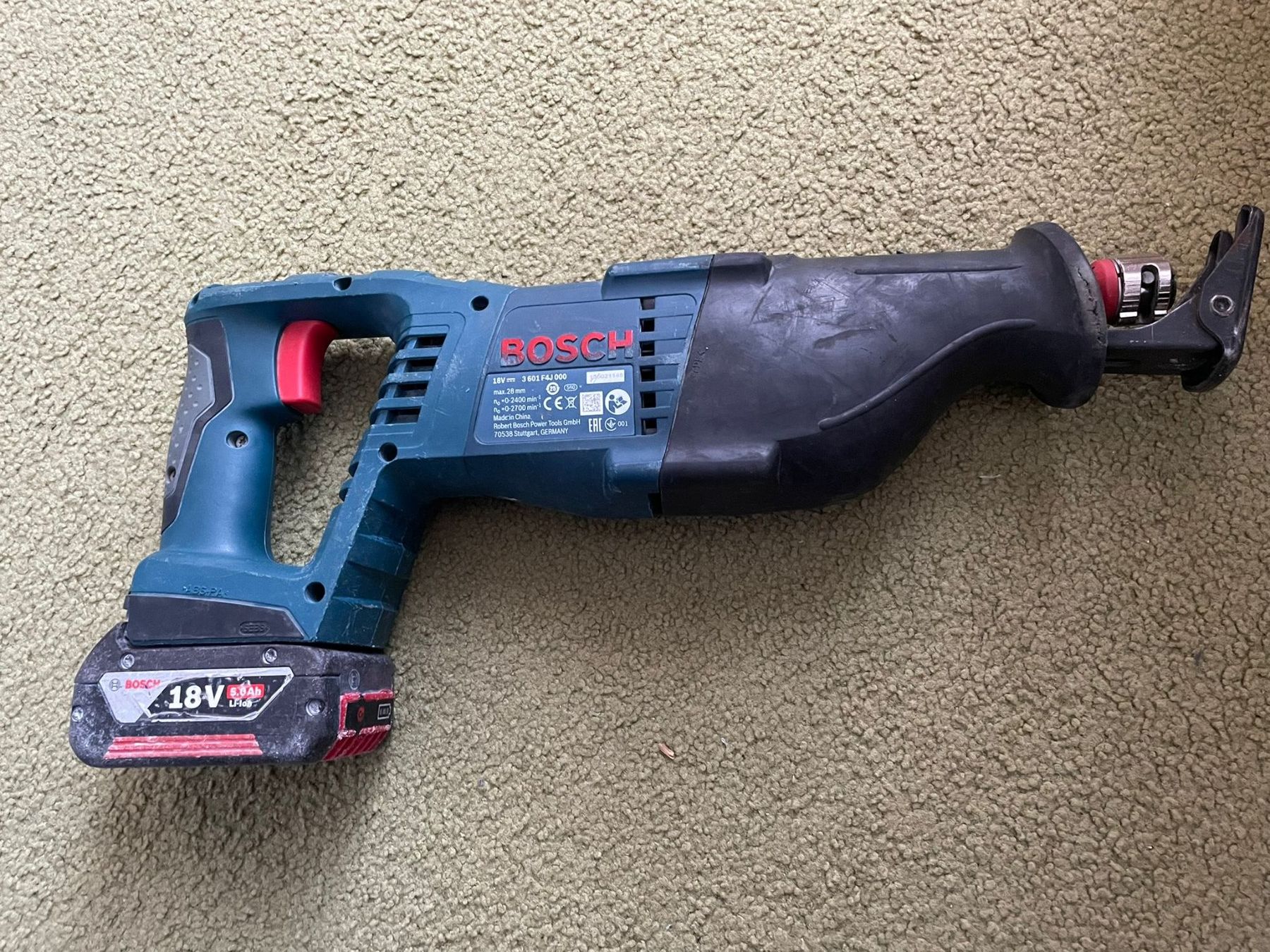 Bosch Professional GSA 18 V-LI 5AH Akku mit dabei (Gebraucht) in Olten ...