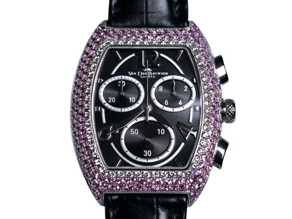 Van der Bauwede Genève Magnum XS Diamonds & Sapphires NEW (Neu (gemäss ...