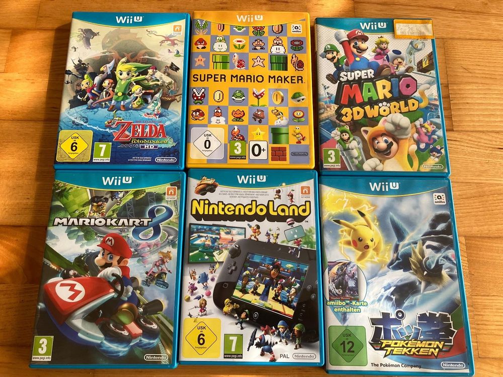 Wii u Spiele Mario / Zelda (Gebraucht) in Balterswil für CHF 71 – mit ...