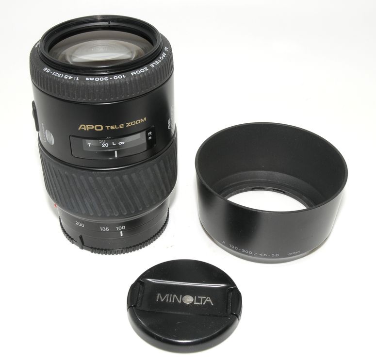 Minolta APO Tele Zoom 4.5-5.6/100-300mm für Sony alpha Baj. (Gebraucht ...