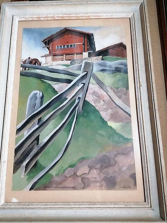Aquarelle Eric Coulon affichiste 1888-1956. (D'occasion) à St. Maurice ...