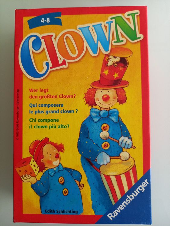 Ravensburger Spiel Clown - Wer baut den grössten Clown | Kaufen auf Ricardo
