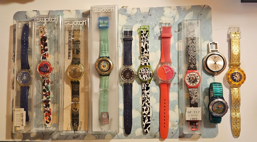 Swatch Lot 11 Uhren (Gebraucht) in Adlikon b.Regensdorf für CHF 67 ...