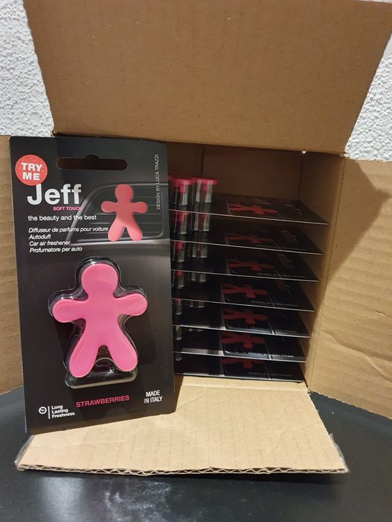 Neu Auto Duft Lufterfrischer Strawberries von Jeff - 8 Stk. | Kaufen ...