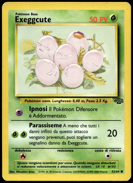 Exeggcute 52/64 Pokémon Jungle ab 1.- | Kaufen auf Ricardo