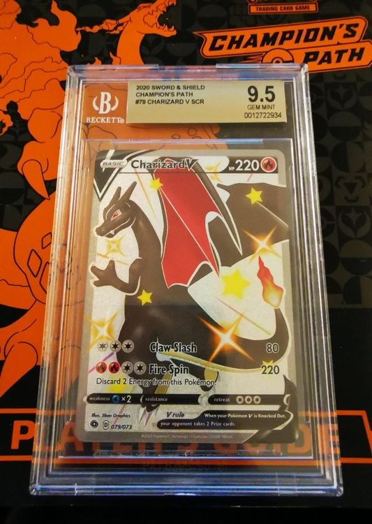 Pokemon Gold Label BGS Shiny Charizard V # 79 GEM MINT 9.5 (Neu und ...