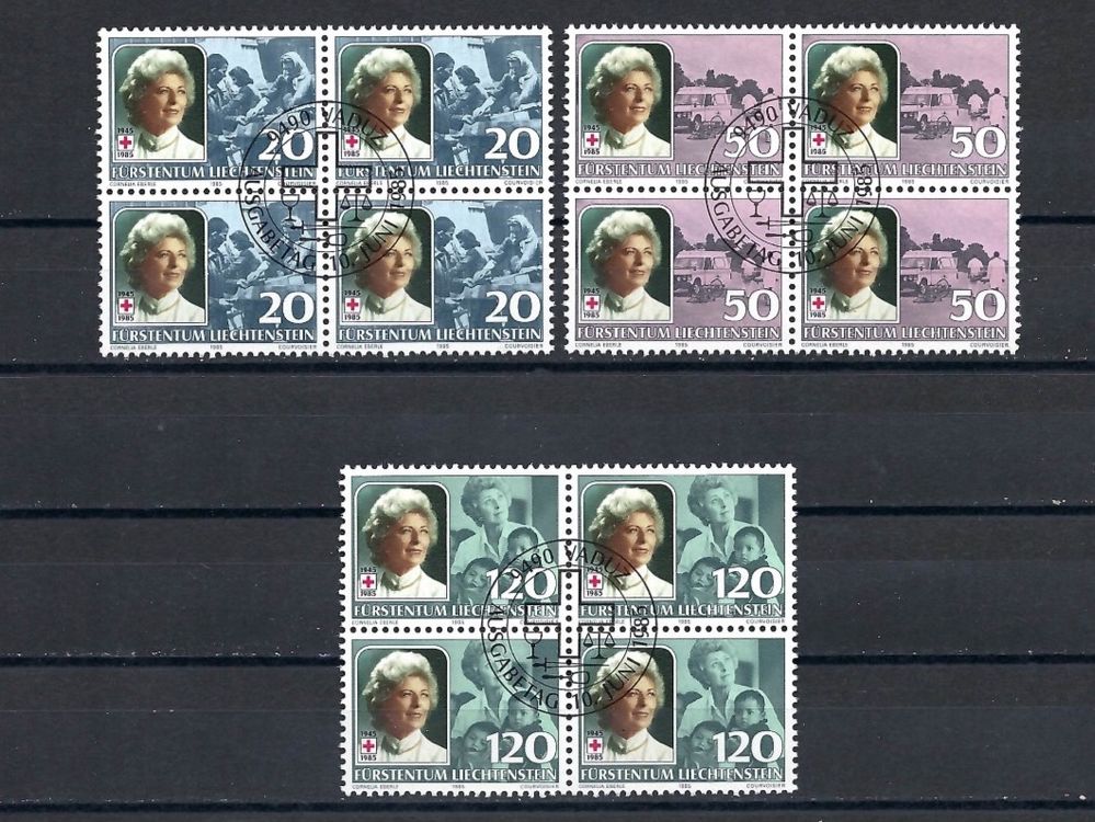 Viererblock Nr. 814-816 Fürstentum Liechtenstein (Neu (gemäss Beschreibung)) in Bronschhofen für ...