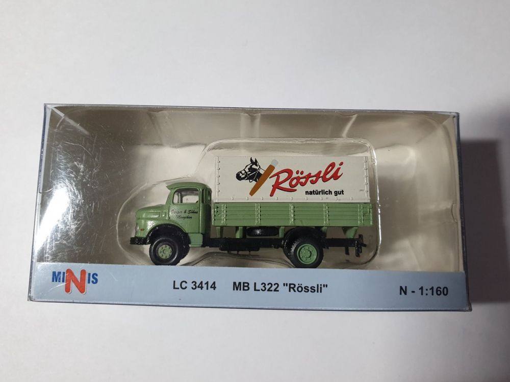 Modellbahn Deko- LKW Lemke Minis Sondermodell Schweiz 1:160 (Neu und ...