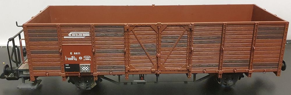 LGB: RHB HOCHBORDWAGEN BRAUN E 6611 MIT METALLACHSEN (Gebraucht) in Biglen für CHF 117 – nur ...