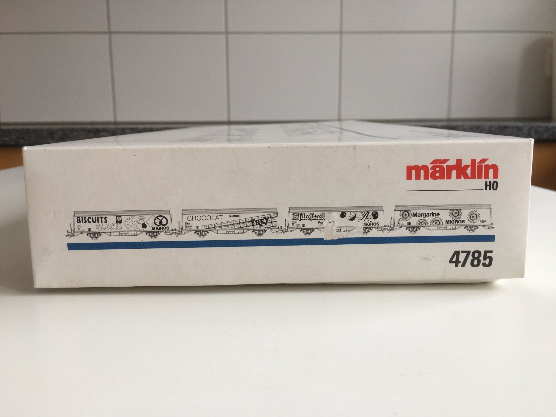 Märklin H0 4785 Schiebewand-Wagen-Set SBB der Migros (Neu (gemäss ...