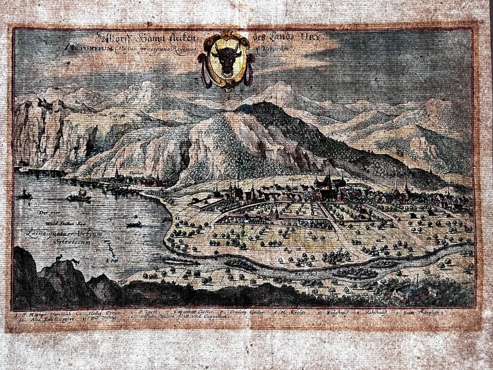 Merian: Altdorf (Original-Kupferstich 1642) | Kaufen auf Ricardo