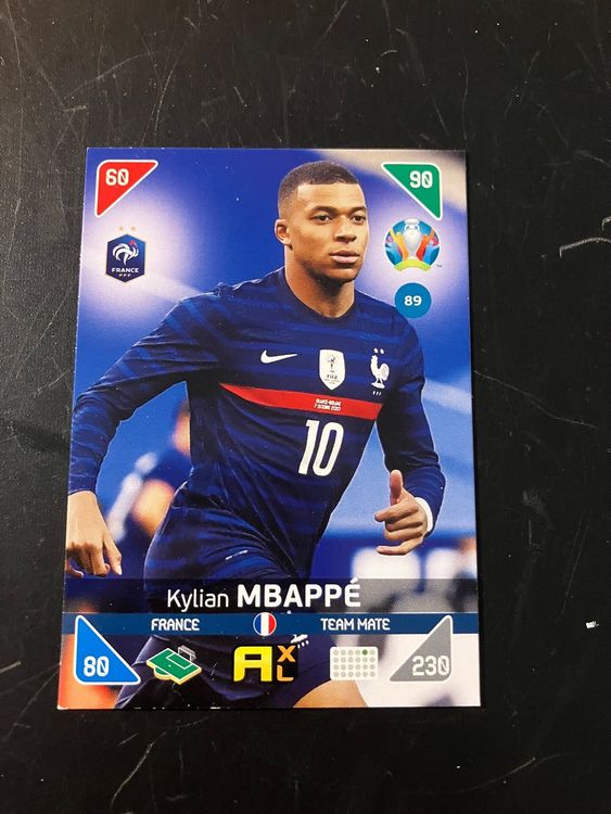 Panini Adrenalyn EM 2020 Kylian Mbappé Team Mate 89 France | Kaufen auf ...