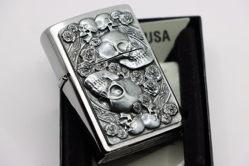 Zippo Skull and Roses Emblem | Kaufen auf Ricardo