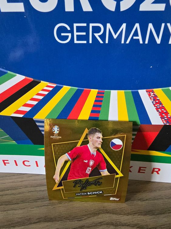 TOPPS EM 2024 SP Sticker mit Unterschrift Patrick Schick (Neu (gemäss ...