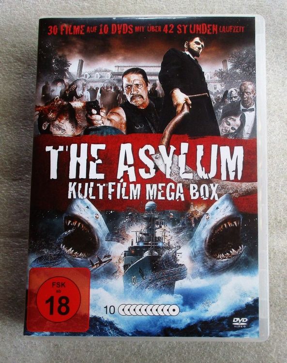 THE ASYLUM KULTFILM MEGA BOX - 10 DVD/30 Filme (Gebraucht) in Lichtensteig für CHF 15 – mit ...