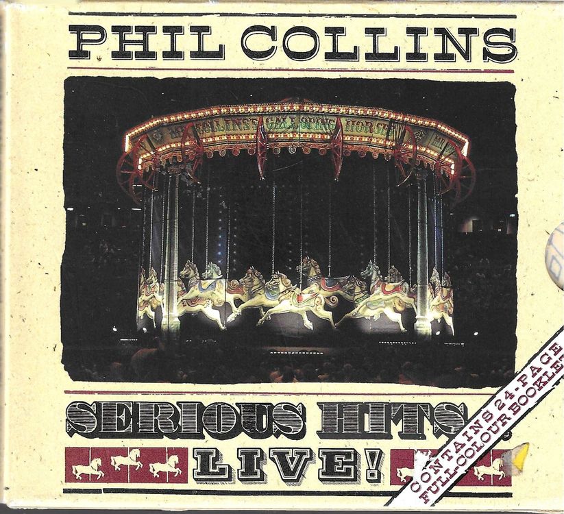 Phil Collins CD + Booklet 24 Pages - Serious Hits... Live (Gebraucht ...