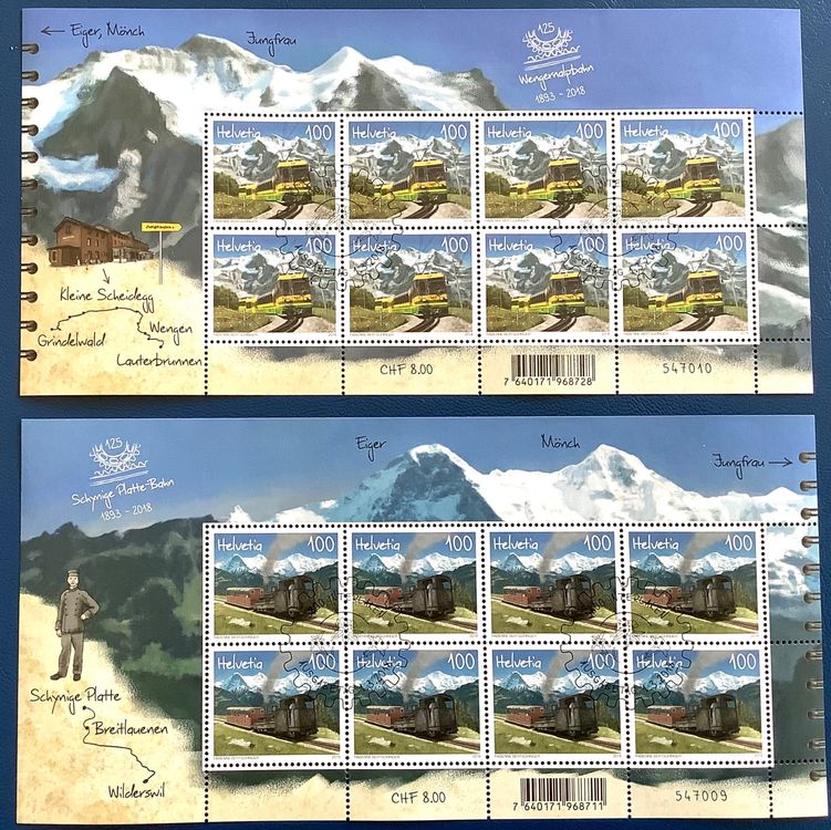 2018 - Kleinbogen Wengeneralpbahn + Schynige Platte ET | Kaufen auf Ricardo