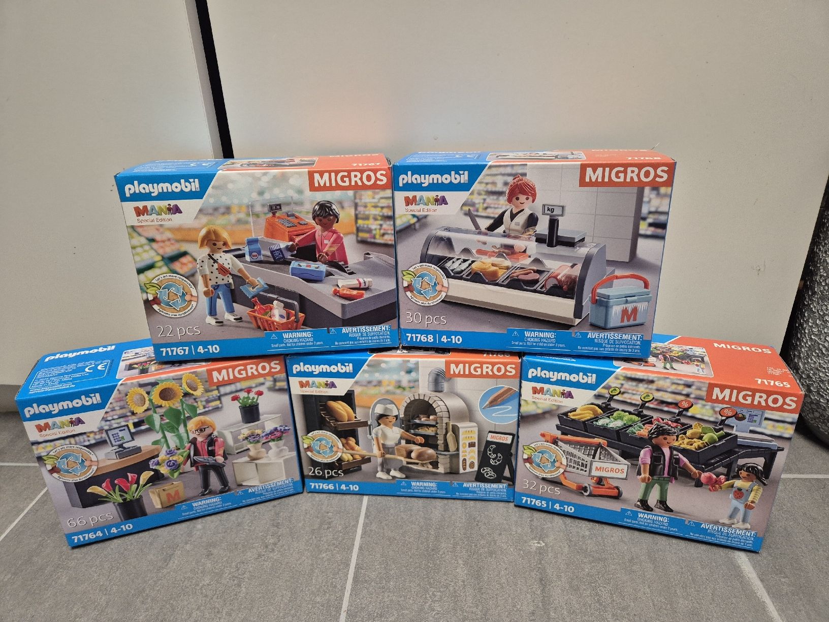 Playmobil Migros Mania, 5 Sets, Komplett , neu (Neu und ...