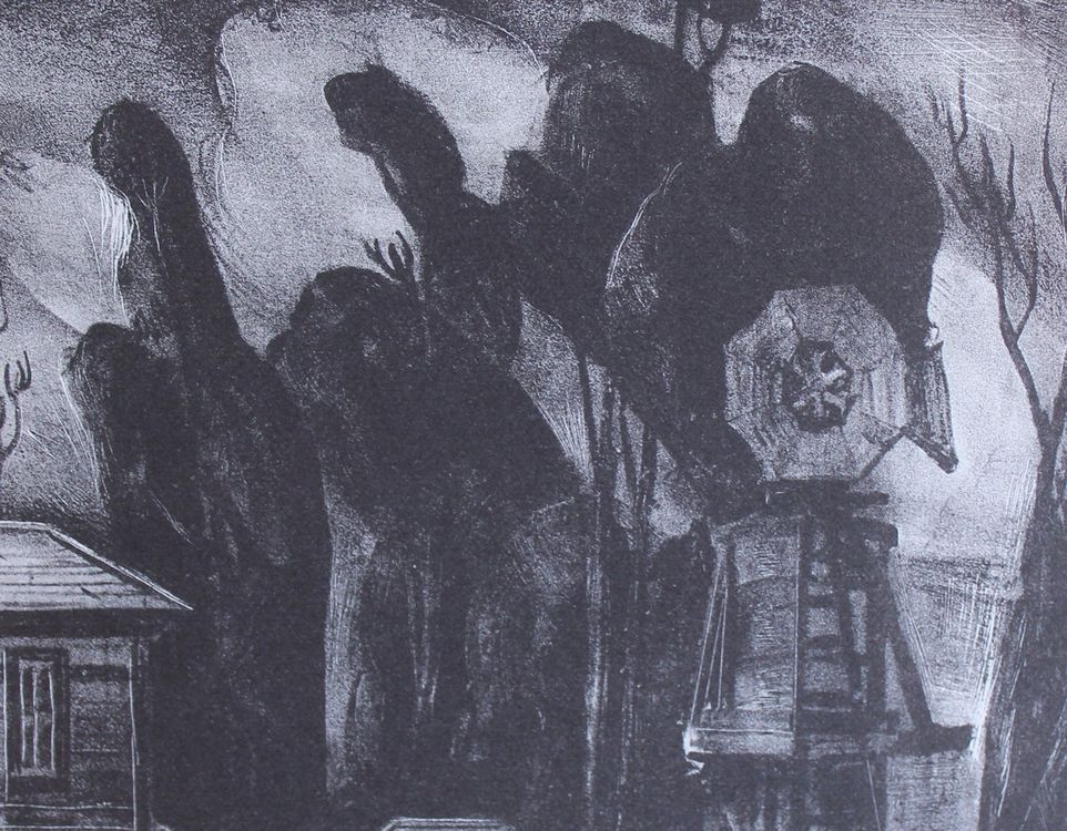 Warren Newcombe 1894-1960 Lithographie La Casa 1934 handsig. (Gebraucht ...